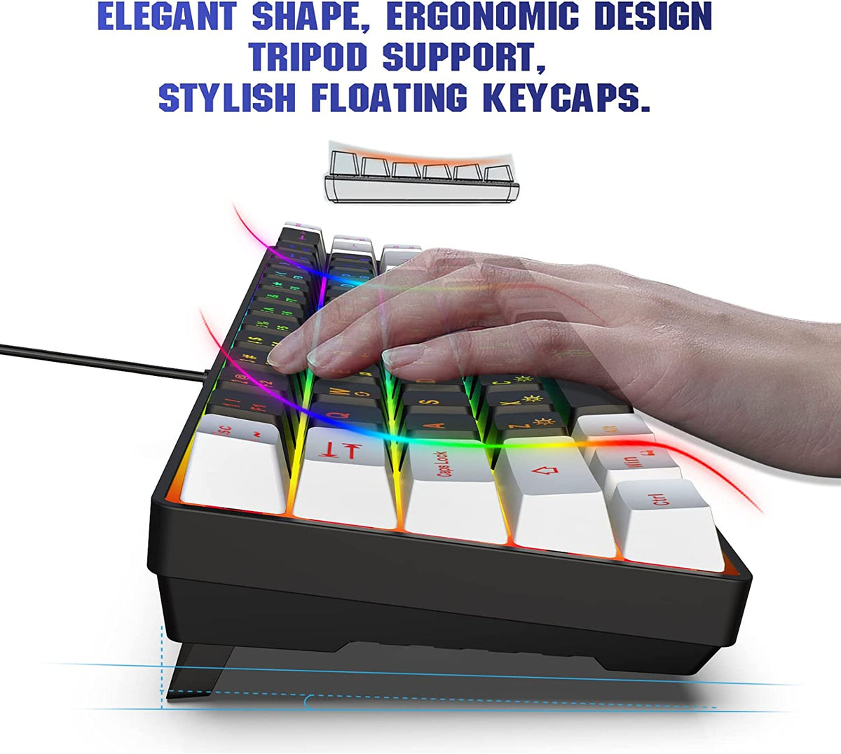 Snpurdiri 65% Membrane Wired gaming keyboard – snpurdiri